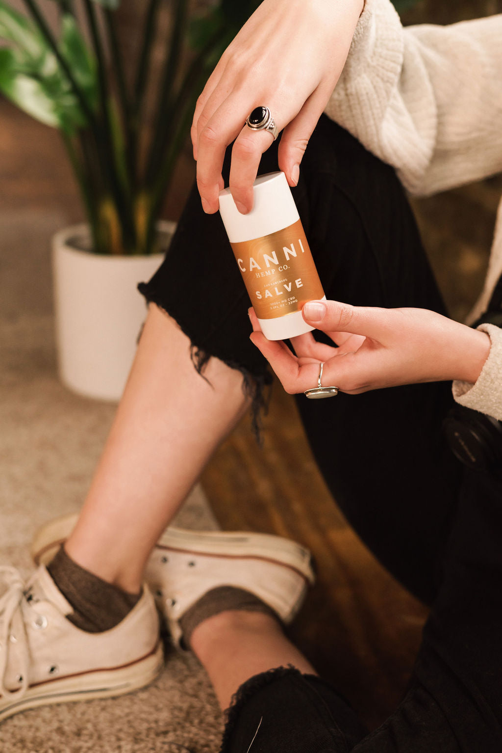 Organic Full-Spectrum CBD Salve Stick - Products | Canni Hemp Company ...
